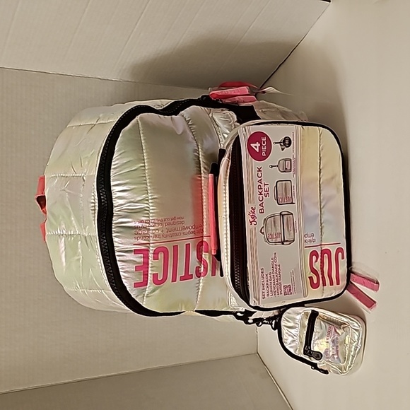 Justice | Accessories | Justice Girls 7 Laptop Backpack 4piece Backpack ...